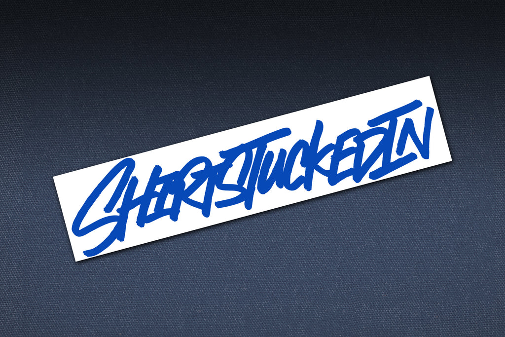 SHIRTSTUCKEDIN OLD STYLE LOGO STICKER – shirtstuckedin