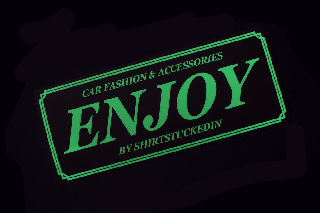 SHIRTSTUCKEDIN ENJOY OLD STYLE STICKER – shirtstuckedin
