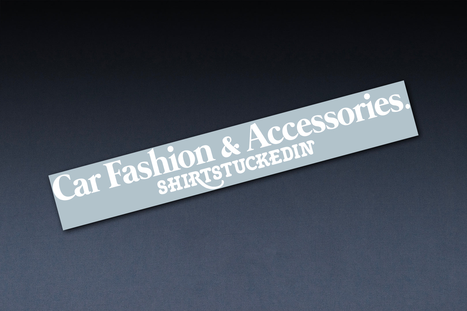 SHIRTSTUCKEDIN CAR FASHION & ACCESSORIES VINYL STICKER – shirtstuckedin