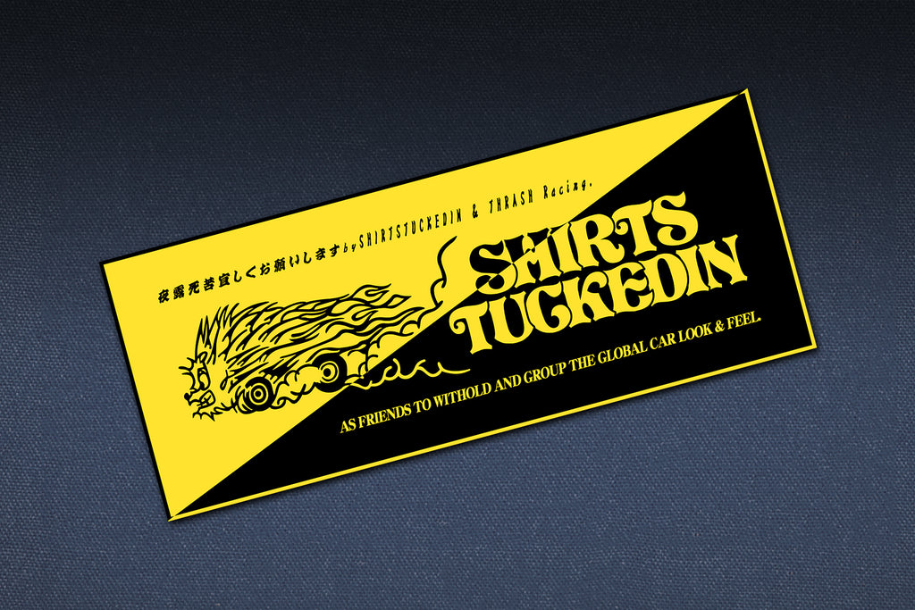 SHIRTSTUCKEDIN X THRASH RACING CLUB STICKER V3 – shirtstuckedin