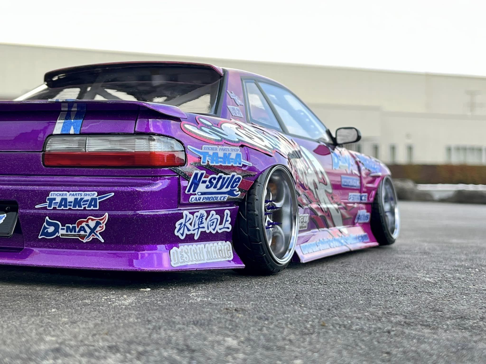 SHIRTSTUCKEDIN 3037 S13 - RC MODEL 1/10 SCALE LIVERY KIT – shirtstuckedin