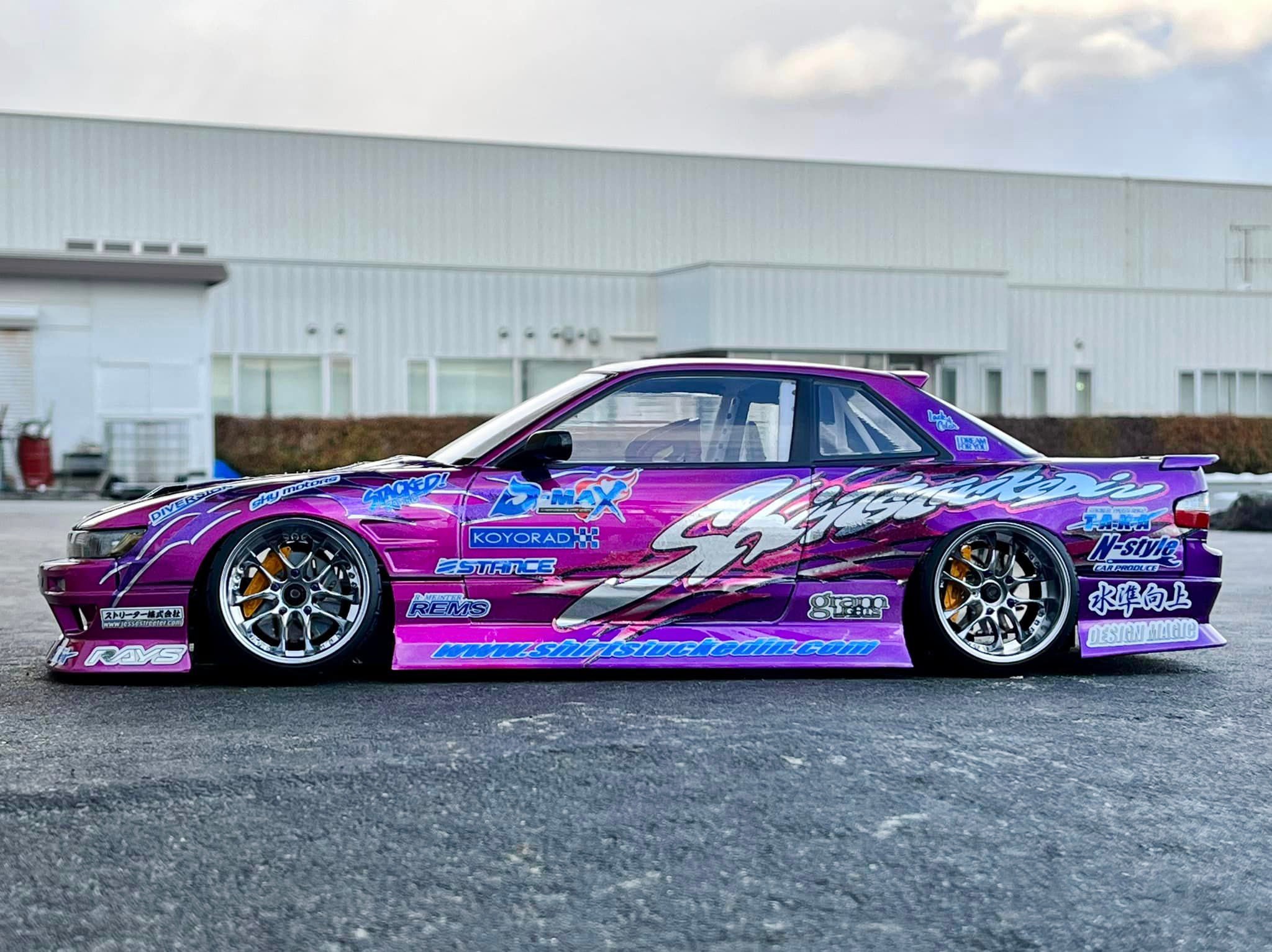 SHIRTSTUCKEDIN 3037 S13 - RC MODEL 1/10 SCALE LIVERY KIT – shirtstuckedin