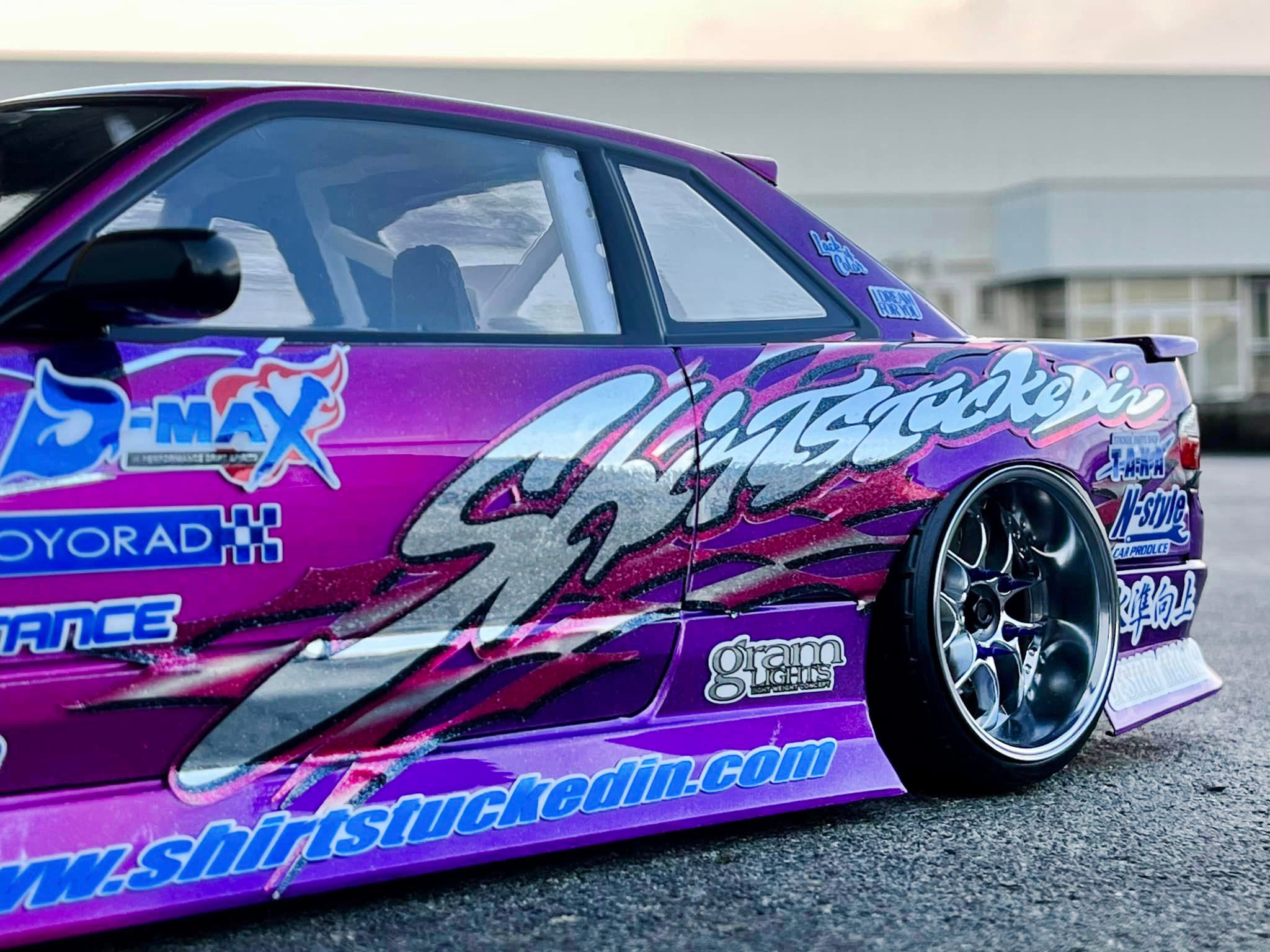 SHIRTSTUCKEDIN 3037 S13 - RC MODEL 1/10 SCALE LIVERY KIT – shirtstuckedin