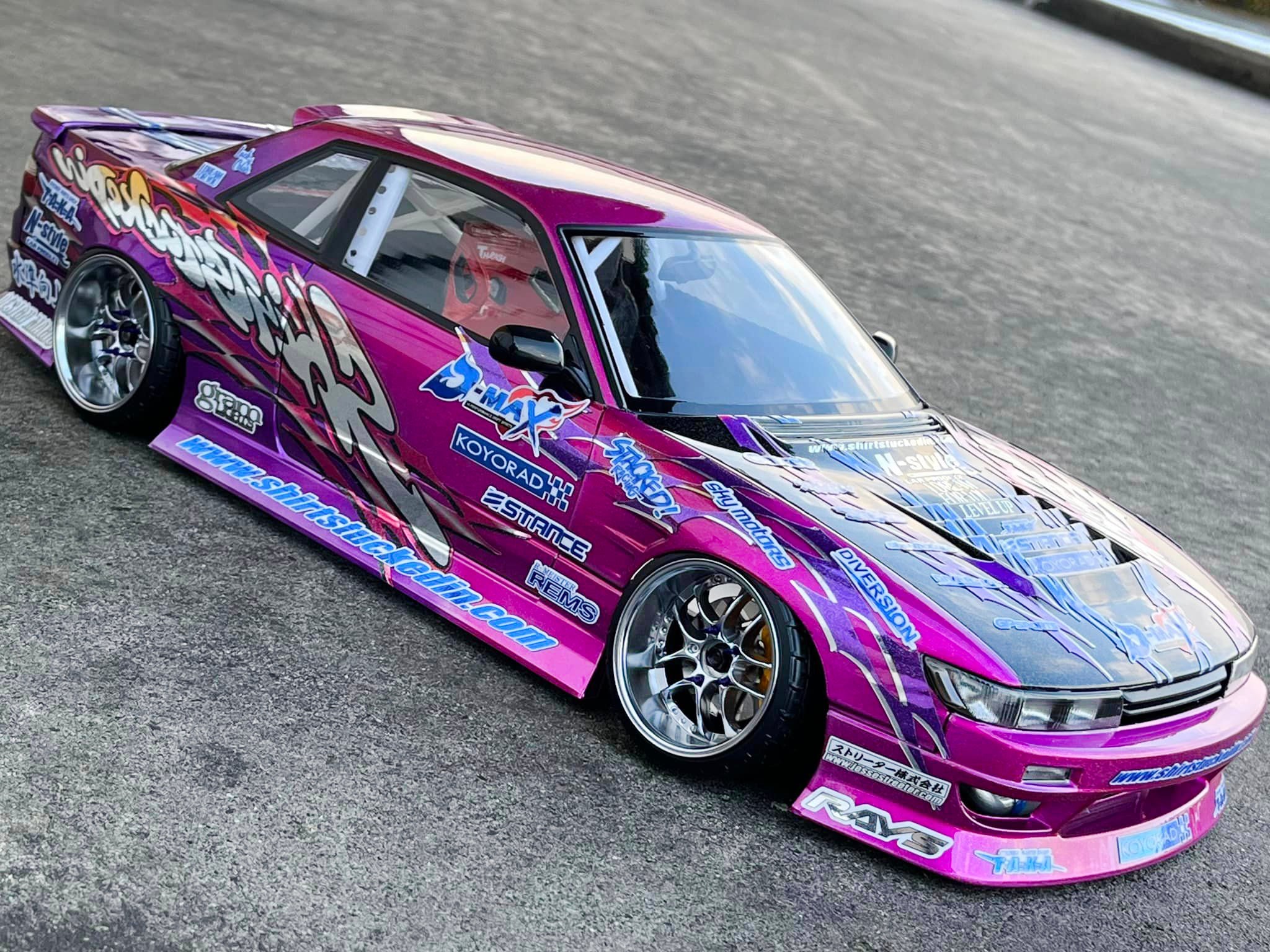 SHIRTSTUCKEDIN 3037 S13 - RC MODEL 1/10 SCALE LIVERY KIT – shirtstuckedin