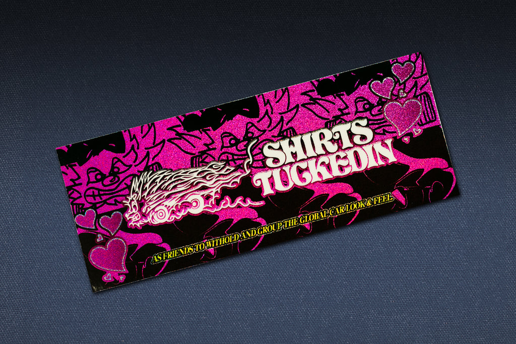 SHIRTSTUCKEDIN X THRASH RACING CLUB STICKER V2 – shirtstuckedin