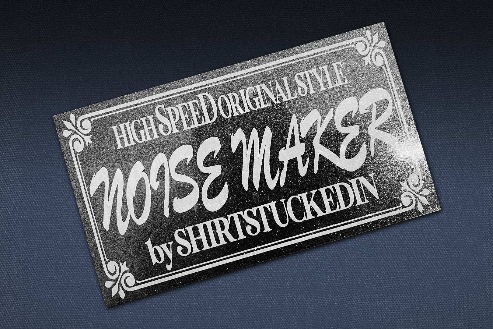 SHIRTSTUCKEDIN NOISE MAKER SPARKLE STICKER – shirtstuckedin