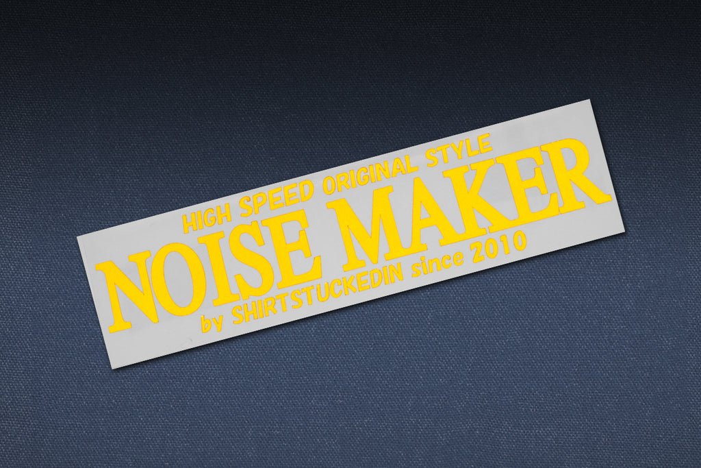 SHIRTSTUCKEDIN NOISE MAKER STICKER – shirtstuckedin