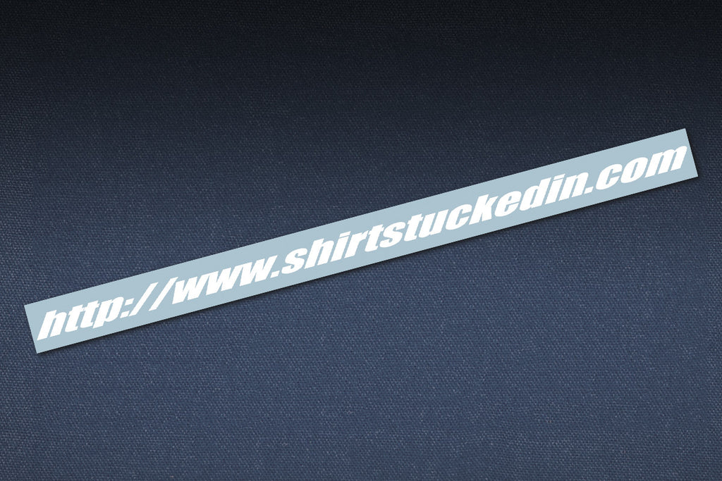 SHIRTSTUCKEDIN URL WEBSITE STICKER – shirtstuckedin